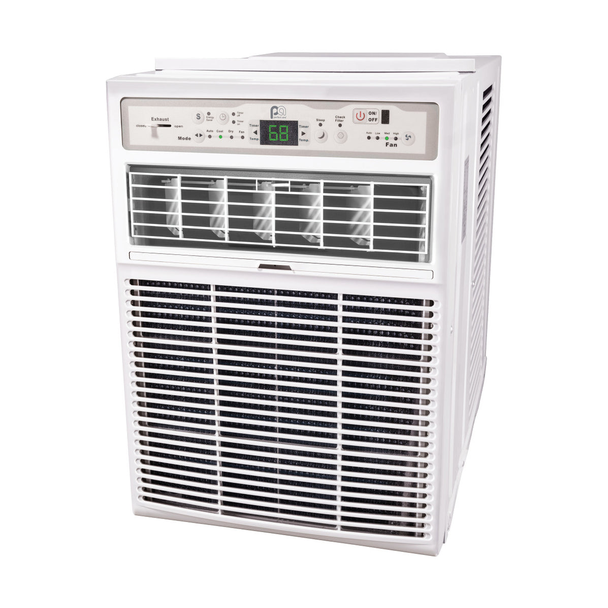 10,000 BTU 115V Casement Slider Window Air Conditioner with Follow-Me ...