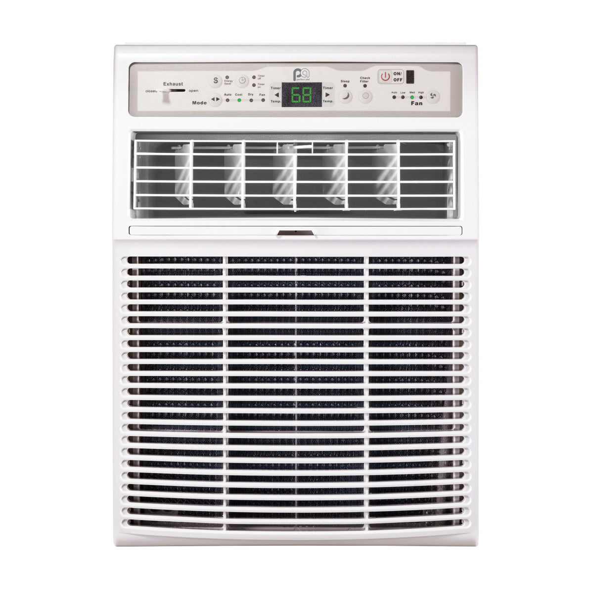 10,000 BTU 115V Casement Slider Window Air Conditioner with Follow-Me ...