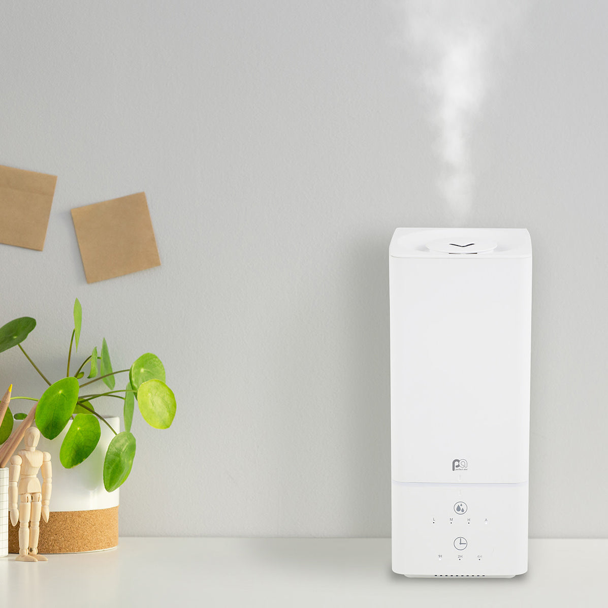 0.5 Gallon Top-Fill Ultrasonic Cool Mist Humidifier with Aromatherapy ...