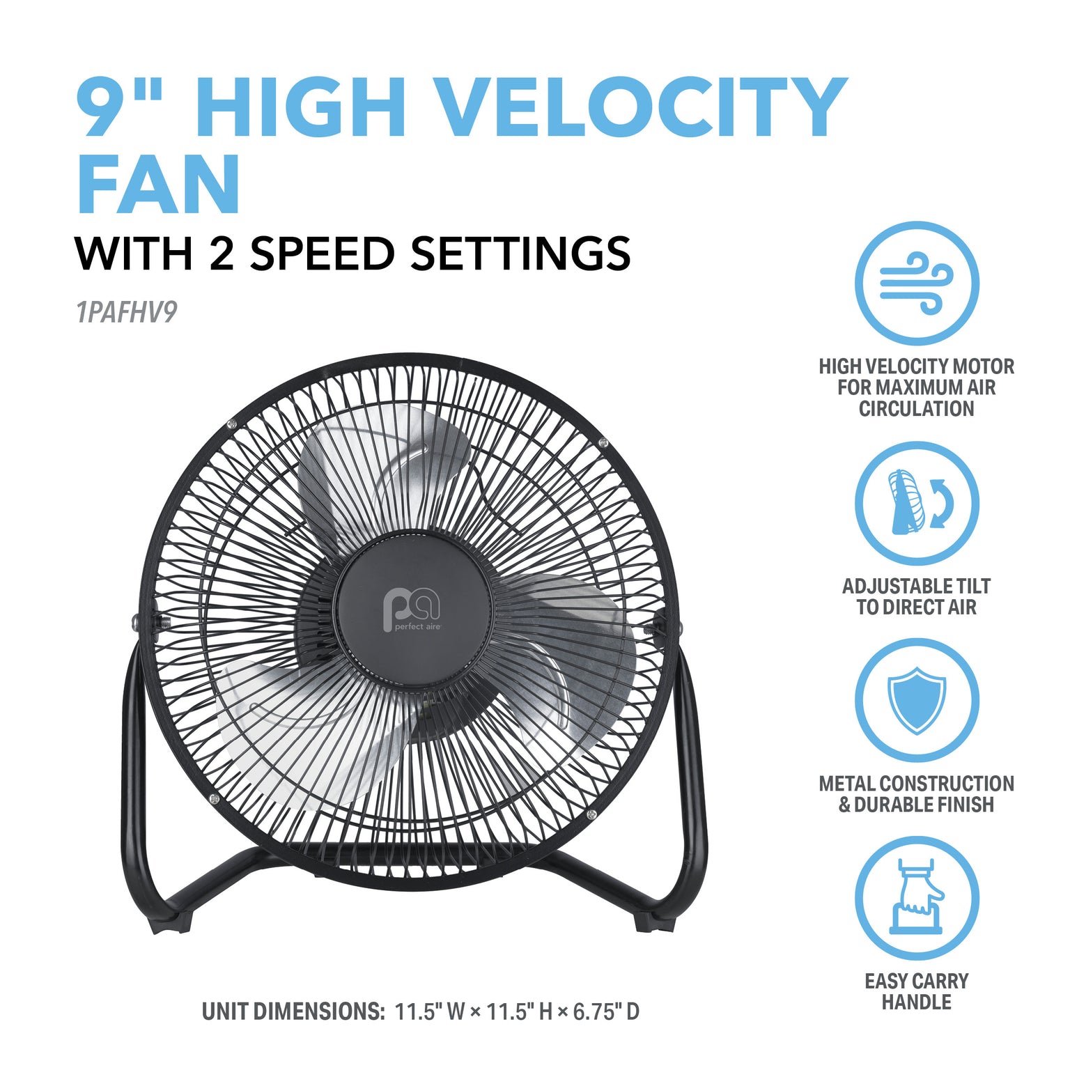 High Velocity Fans — Perfect Aire